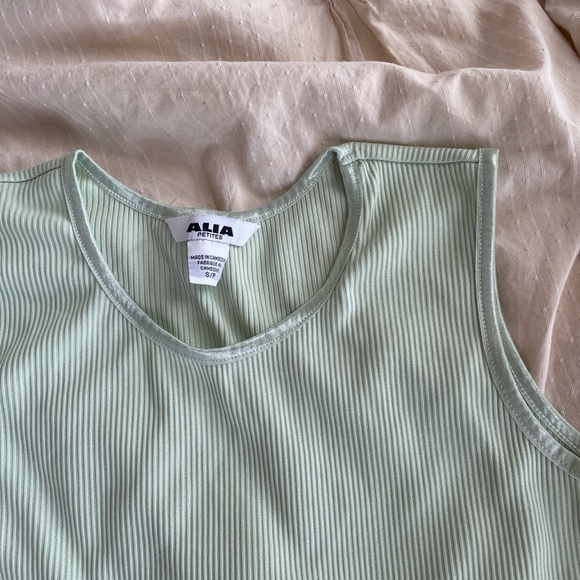 Alia | Tops | 9s Style Vintage Light Green Tank Top | Poshmark